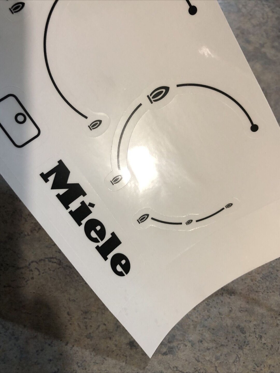 Miele Gas Cooktop Decal Sticker - Etsy
