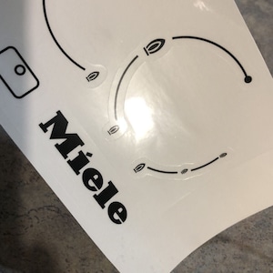 Miele Gas Cooktop Decal Sticker & Logo - Etsy