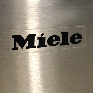 Miele Gas Cooktop Decal Sticker & Logo - Etsy