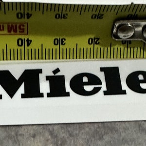 Miele Appliances LOGO Sticker Decal - Etsy