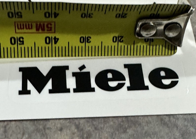Miele Appliances LOGO Sticker Decal - Etsy