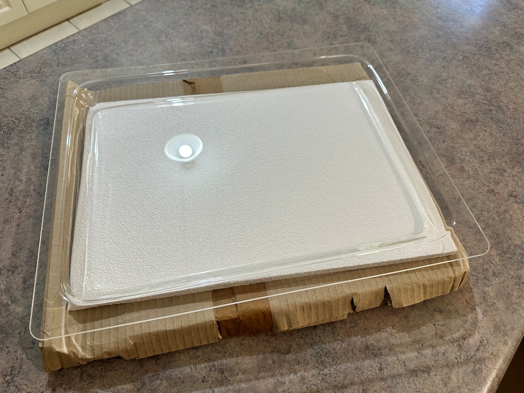 NEW Miele Combi Microwave Oven Glass Tray Shelf Rack 45.5cm X 36.4cm X ...