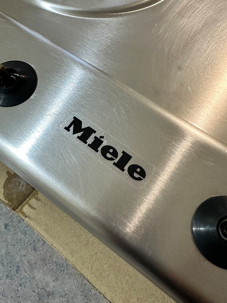 Miele Gas Cooktop Decal Sticker & Logo - Etsy