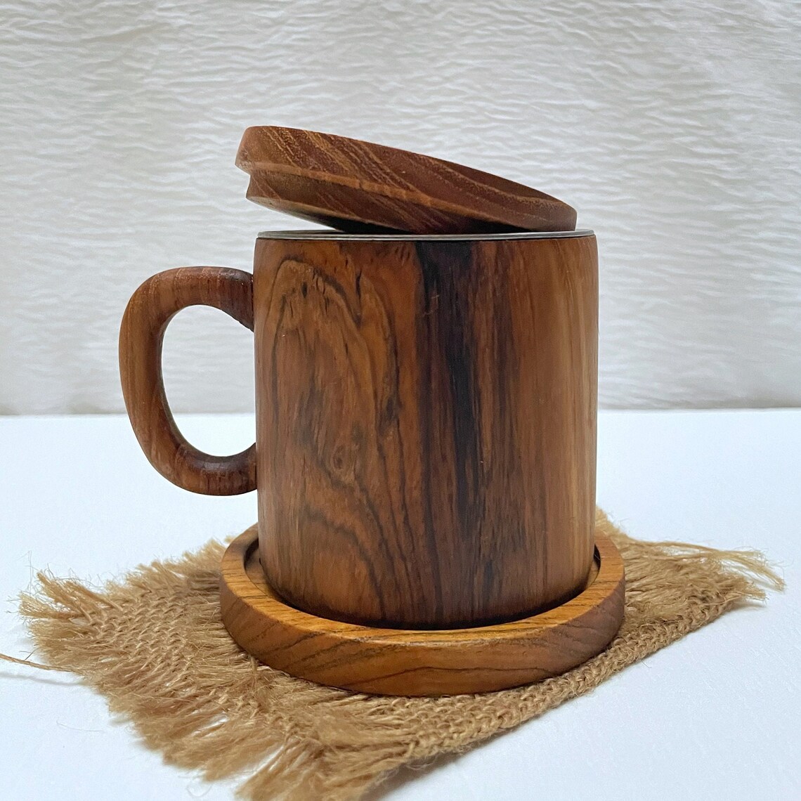 Personalized Wooden Cup/ Wooden Glass/ Teak Wood Cup/ Wooden Drinking ...