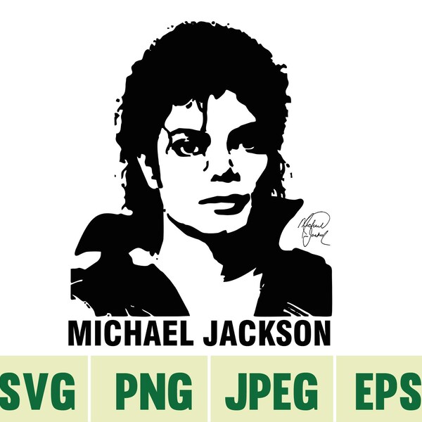 Michael Jackson Svg - Etsy