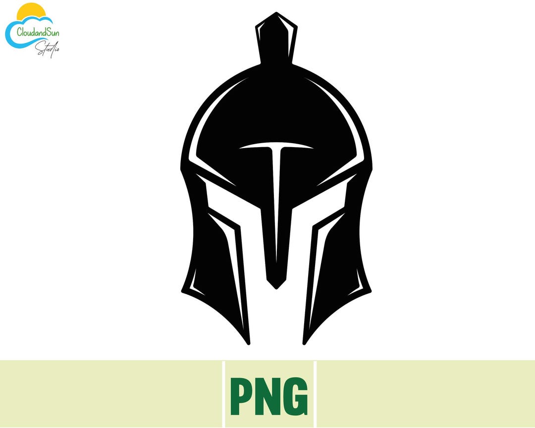 Spartan Helmet With Plume Png, Spartan Silhouette, Commercial Use ...