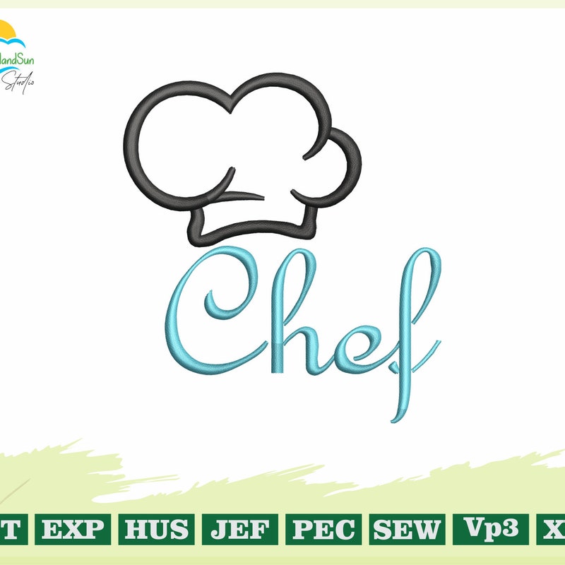 Chef Applique - Etsy