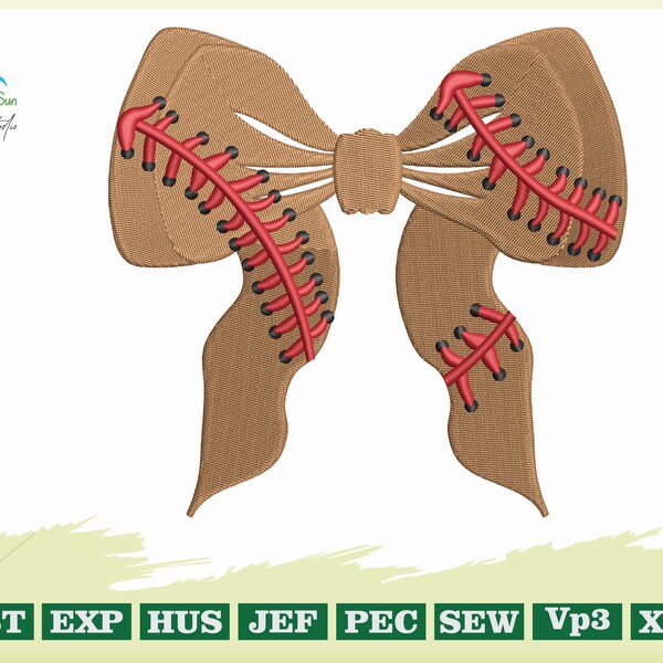 Bow Embroidery File - Etsy