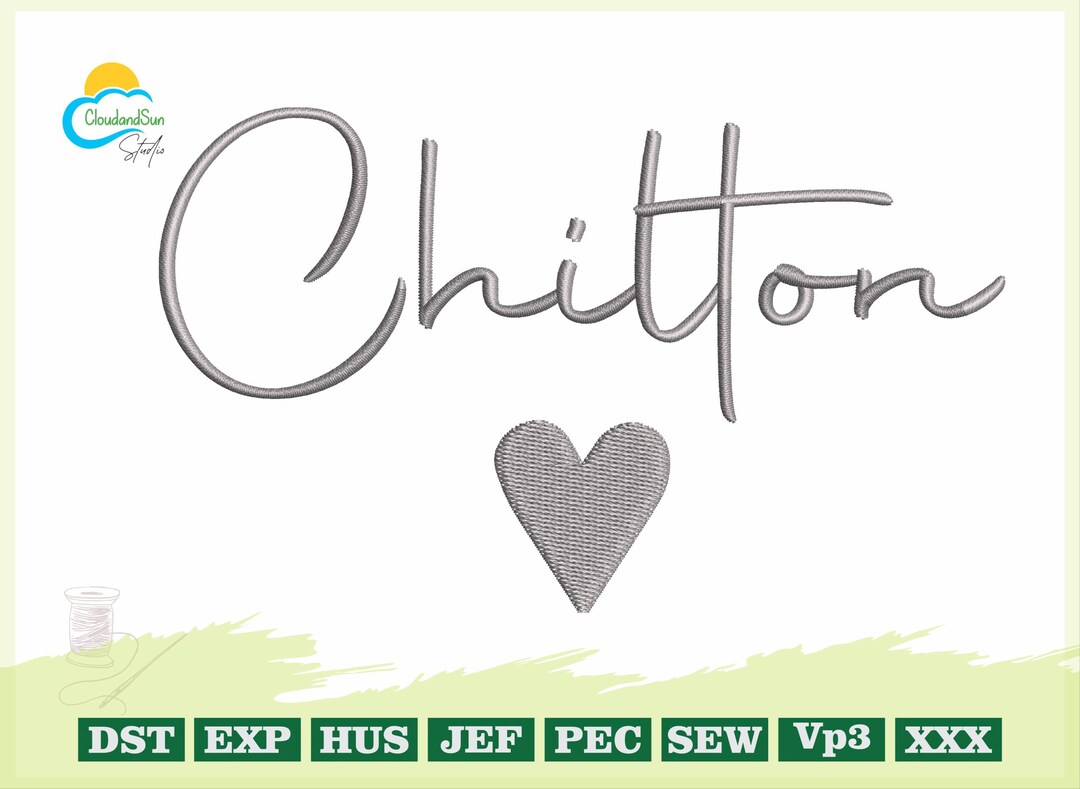 Personalized Name Embroidery Design, Custom Word Machine Embroidery ...