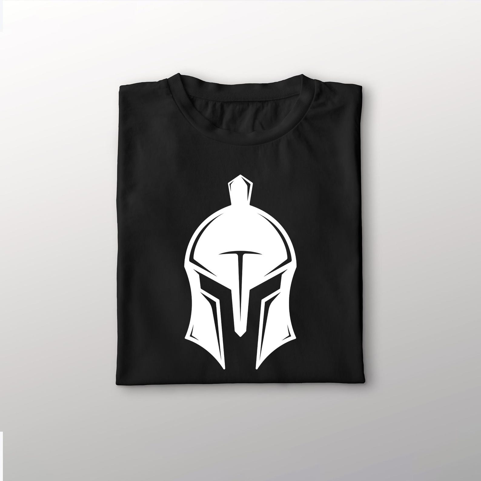 Spartan Helmet With Plume Png, Spartan Silhouette, Commercial Use ...