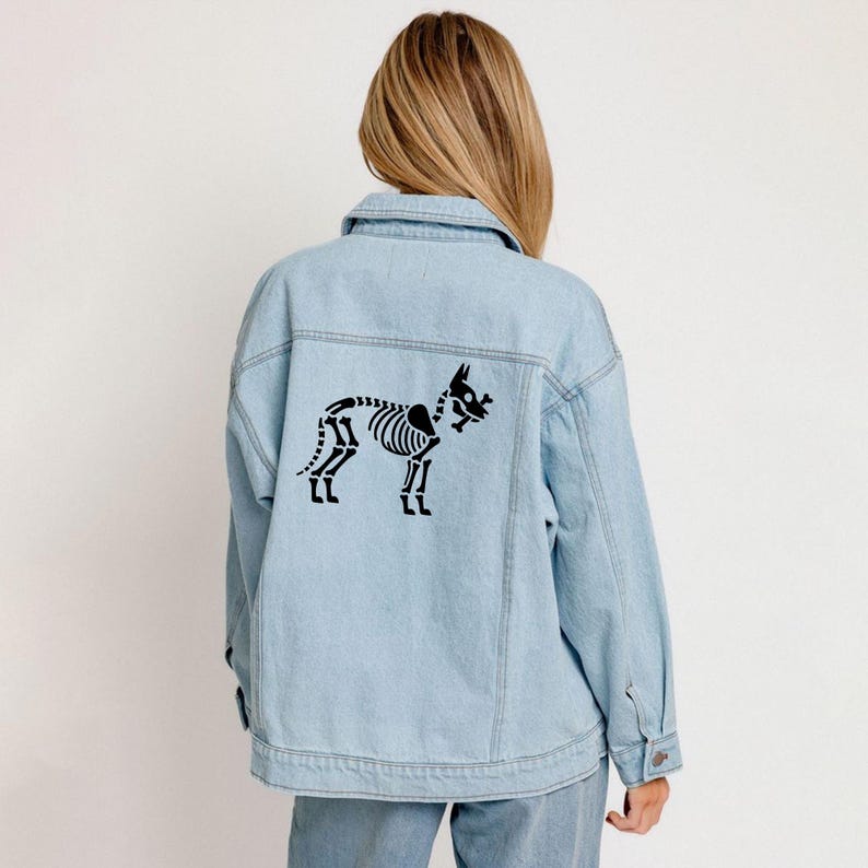 Dog Skeleton Svg Png, Day of the Dead Dog Svg, Hand-drawn Dog Skeleton ...