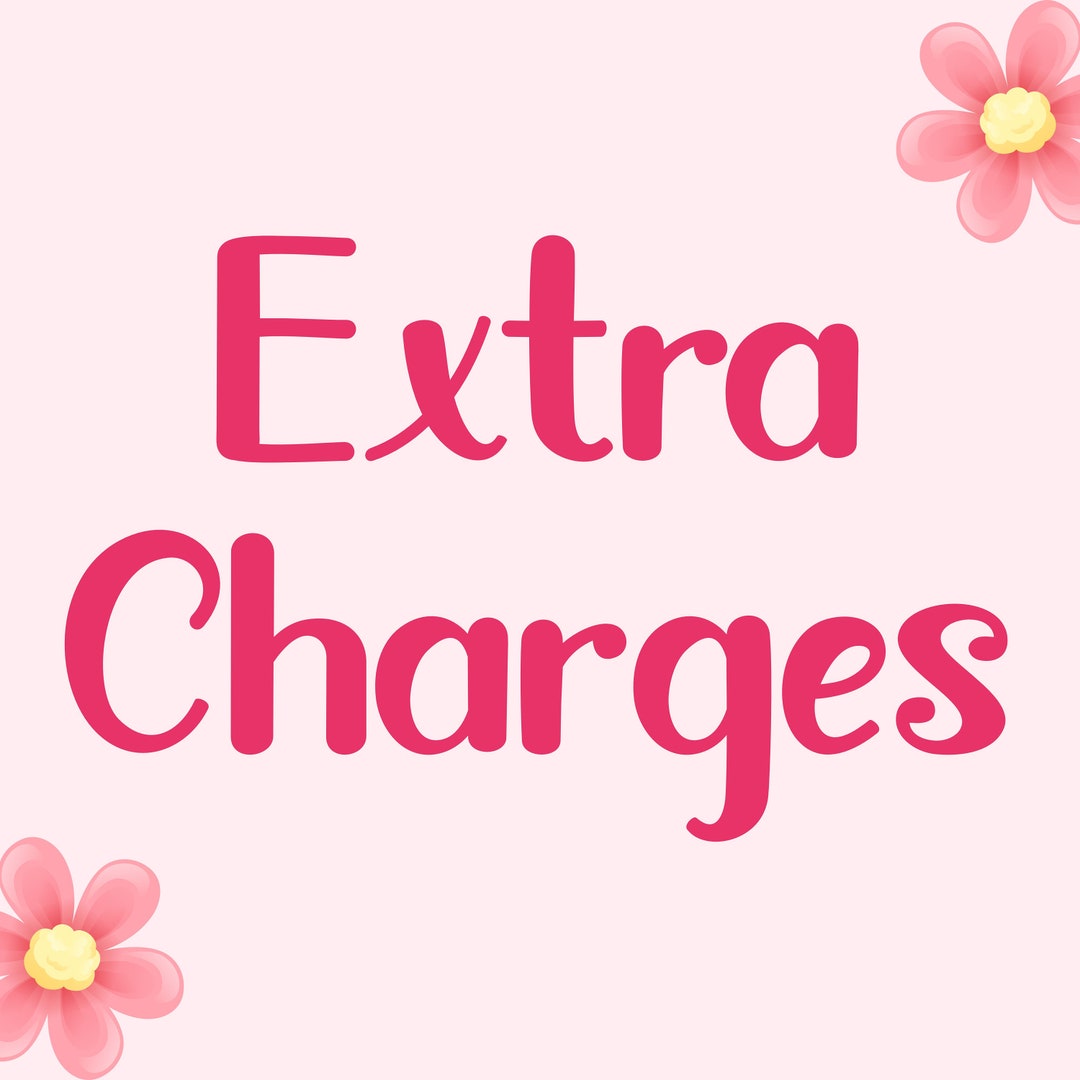 Extra Charges - Etsy