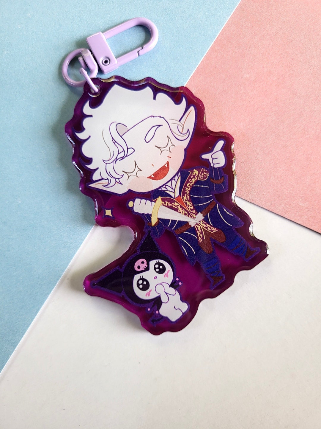 BG3 Astarion Acrylic Keychain - Etsy