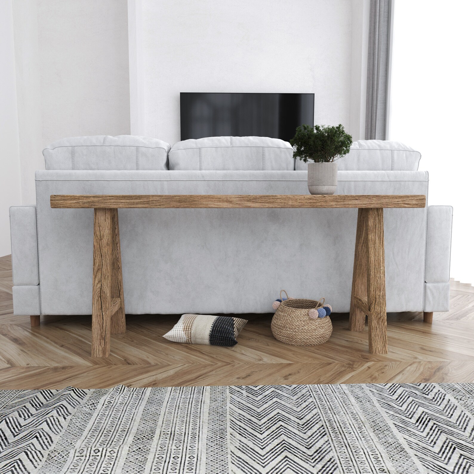 Antique Rustic Skinny Bench Wood Bench Reclaimed Wood Seating Vintage ...