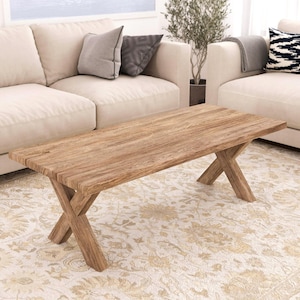 Rustic Reclaimed Wood Coffee Table: Natural Style Furniture - Etsy