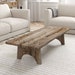 Long Coffee Tables in Rustic Style - Reclaimed Wood Coffee Table - Wood ...