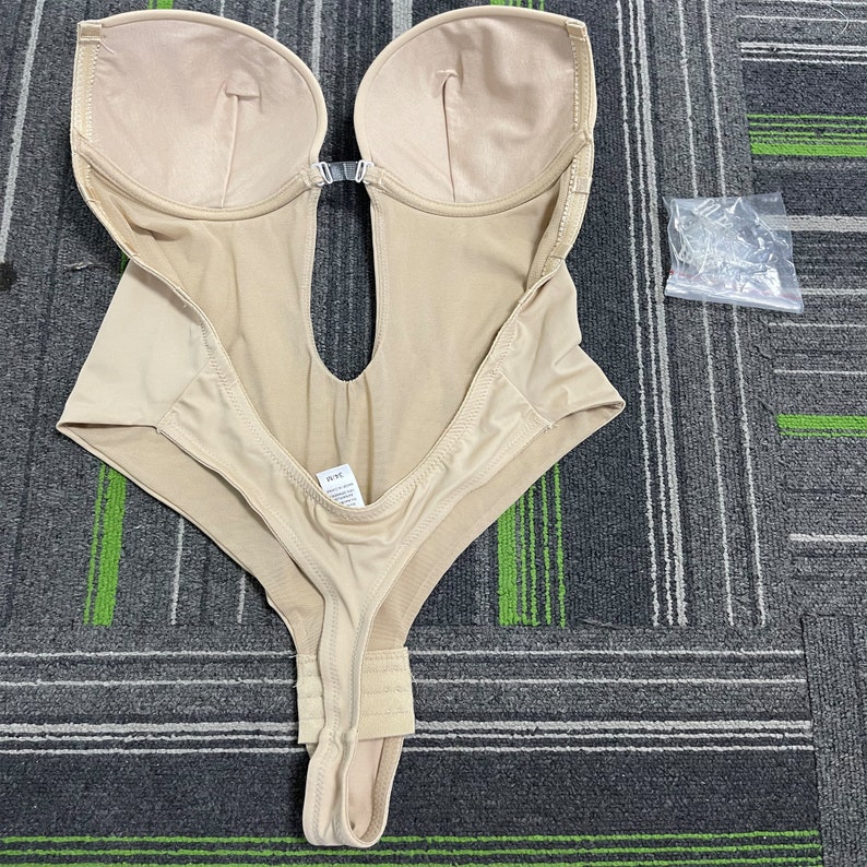 Plunge Bras Lingerie Body Shaper Invisible Push up Bra Backless Dress ...