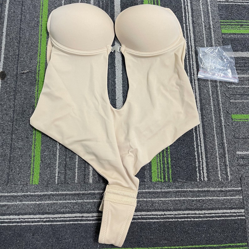 Plunge Bras Lingerie Body Shaper Invisible Push up Bra Backless Dress ...