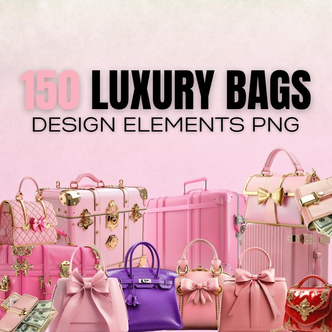 150 Luxury Bags – Chic and Glamorous Design Elements – High-quality ...