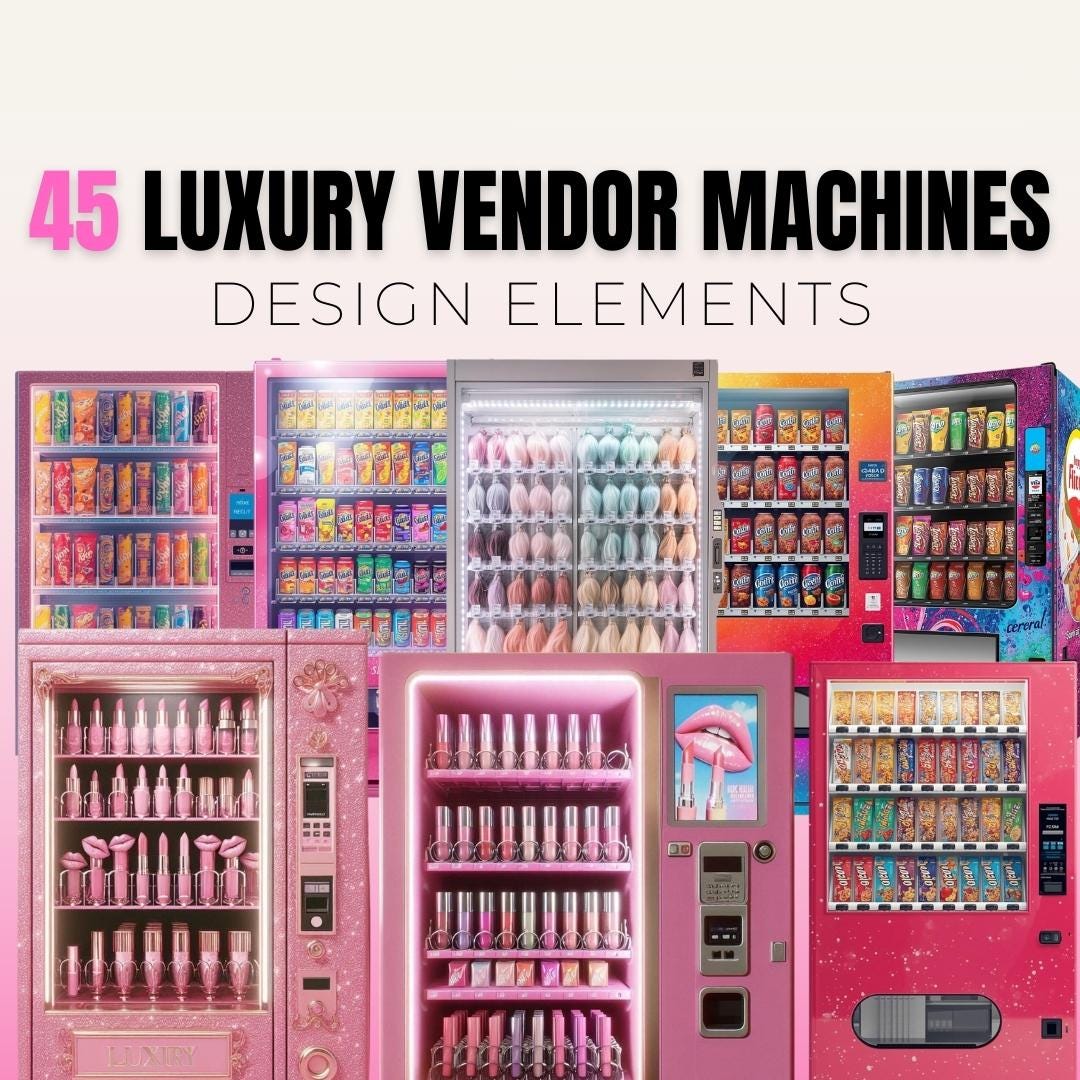 45 Luxury Vendor Machines – Chic and Glamorous Design Elements – Hair ...