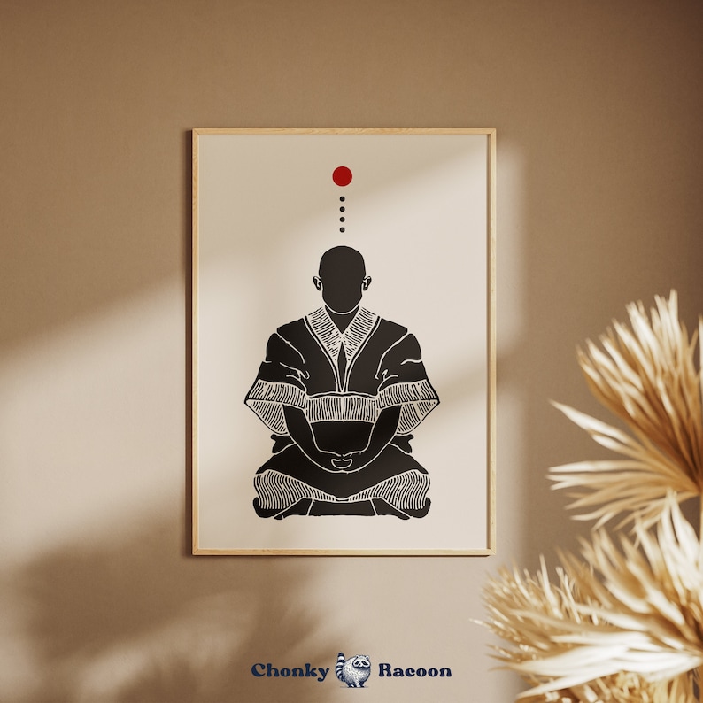Yoga Studio Wall Art | Mindfulness Poster | Meditation Home Decor ...