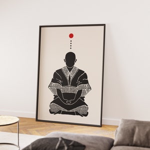 Yoga Studio Wall Art | Mindfulness Poster | Meditation Home Decor ...