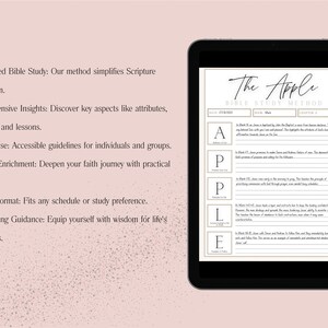 APPLE Bible Study Template- Instant Download- Printable - Etsy
