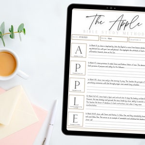 APPLE Bible Study Template- Instant Download- Printable - Etsy