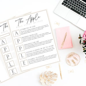 APPLE Bible Study Template- Instant Download- Printable - Etsy