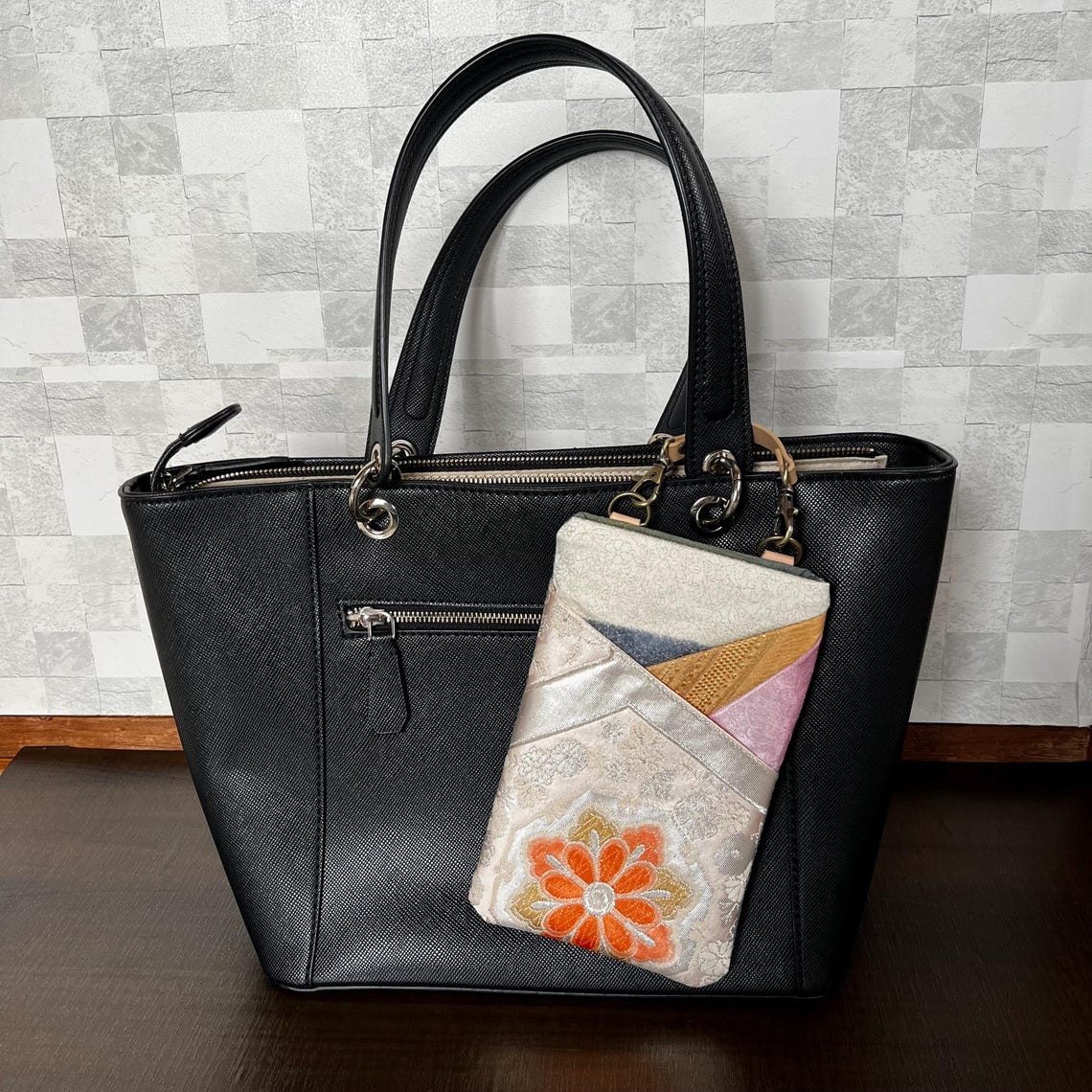 Japanese Kimono bag, Crossbody Bag for Mobile Phone, Slim Mobile Phone ...