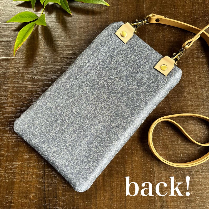 Japanese Kimono bag, Crossbody Bag for Mobile Phone, Slim Mobile Phone ...
