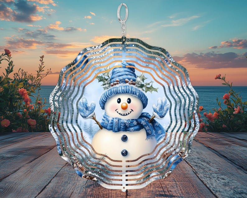 Wind Spinner PNG - Snowman Wind Spinner Designs, Outdoor Decor ...