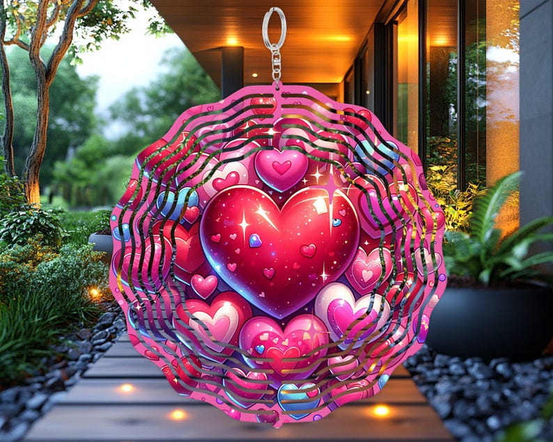 Wind Spinner PNG - Hearts Wind Spinner Designs, Valentines Day ...