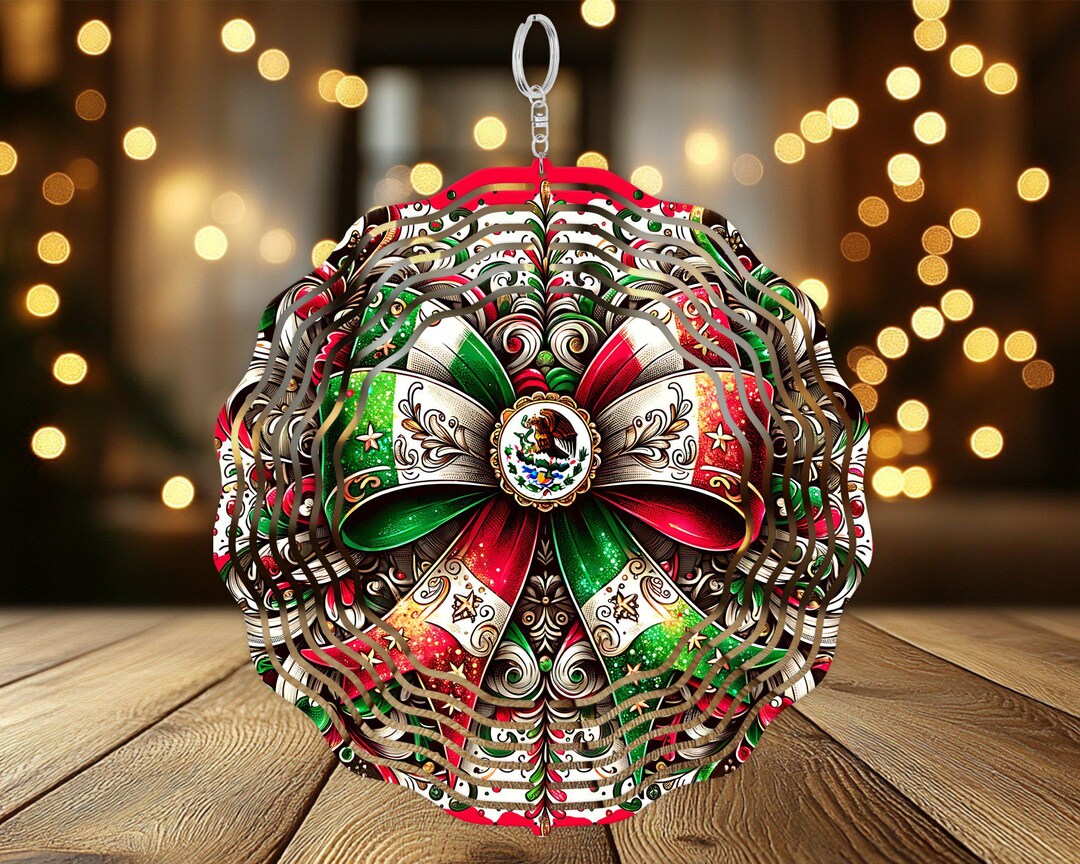 Wind Spinner PNG - Mexican Flag Coquette Bow Wind Spinner Designs ...