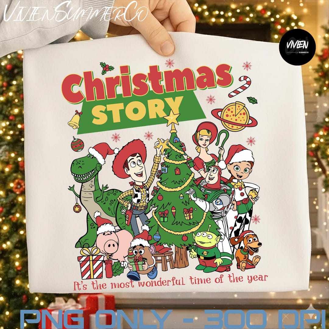 Cartoon Christmas Png, Preppy Toy Christmas PNG, Preppy Christmas Movie ...