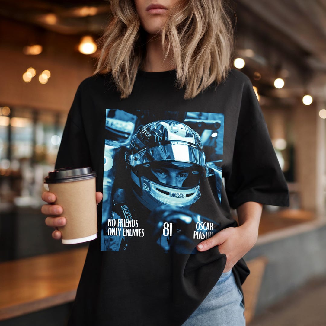 Oscar Piastri Mclaren 2025 Formula 1 Shirt F1 Merch Racing Fan Tee ...