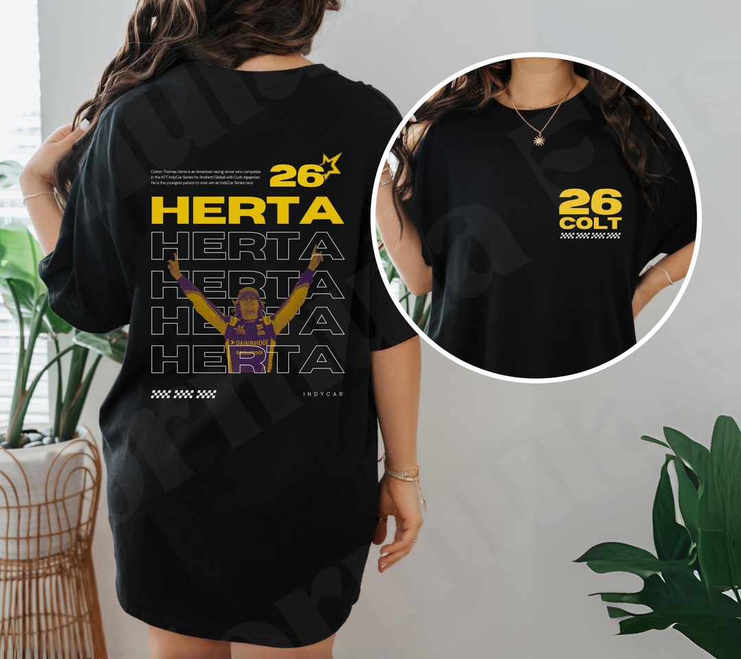 Colton Herta Indycar Racing T-shirt: Indy 500 Fan Gift - Etsy
