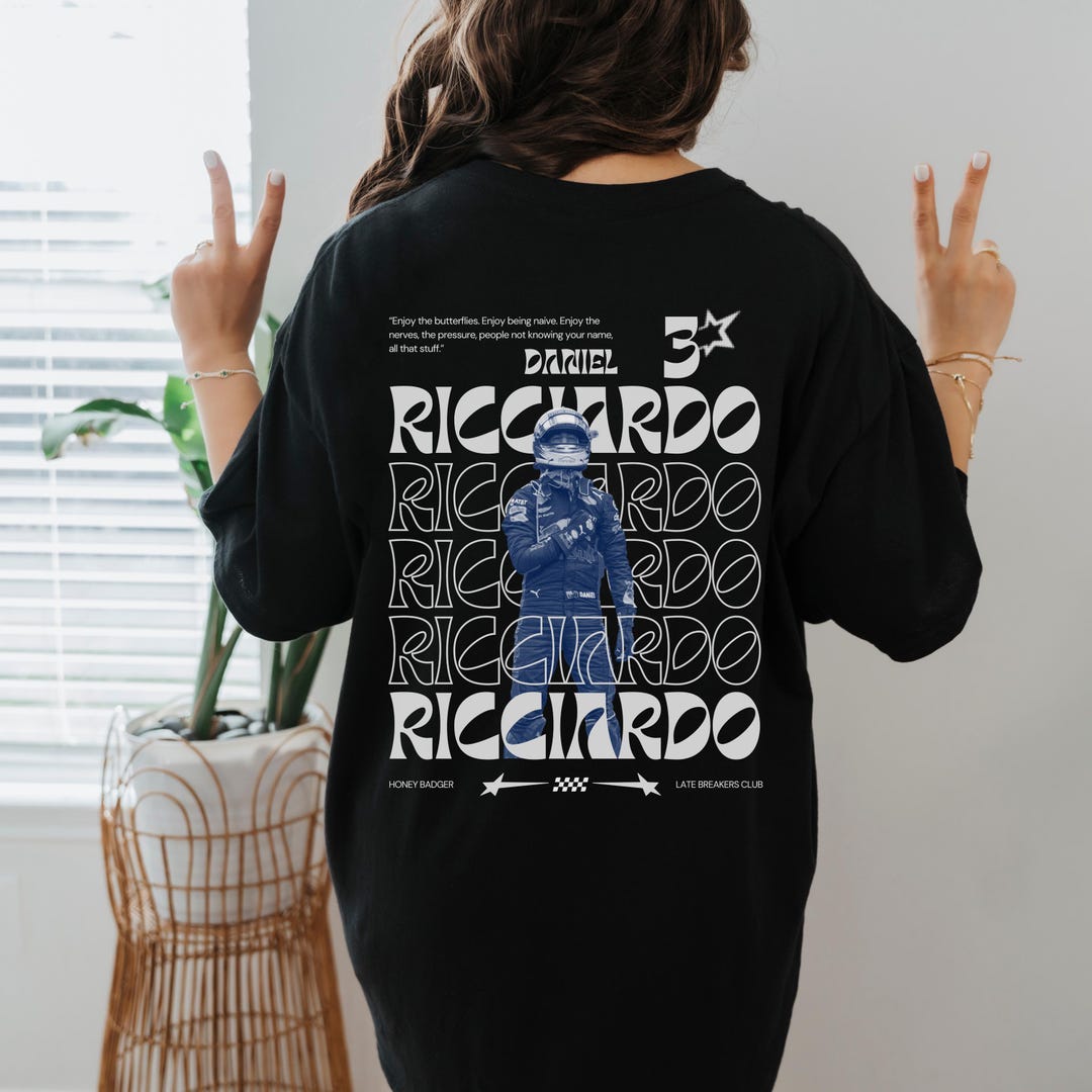 Daniel Ricciardo High Performance Athlete T-shirt, Ricciardo F1 Shirt ...