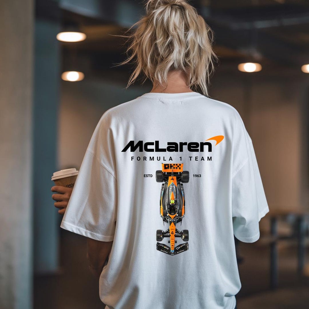 Lando Norris & Oscar Piastri Mclaren F1 T-shirt, 2025 F1 Racing Tee ...