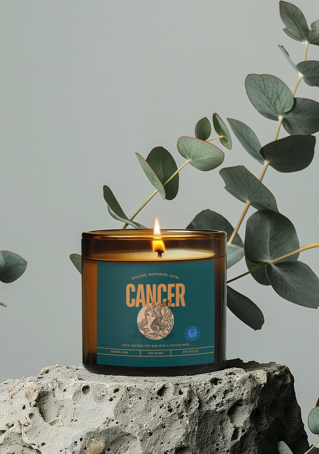 Cancer Candle, Birth Month Candle, Cancer Star Sign Candle, Luxury ...