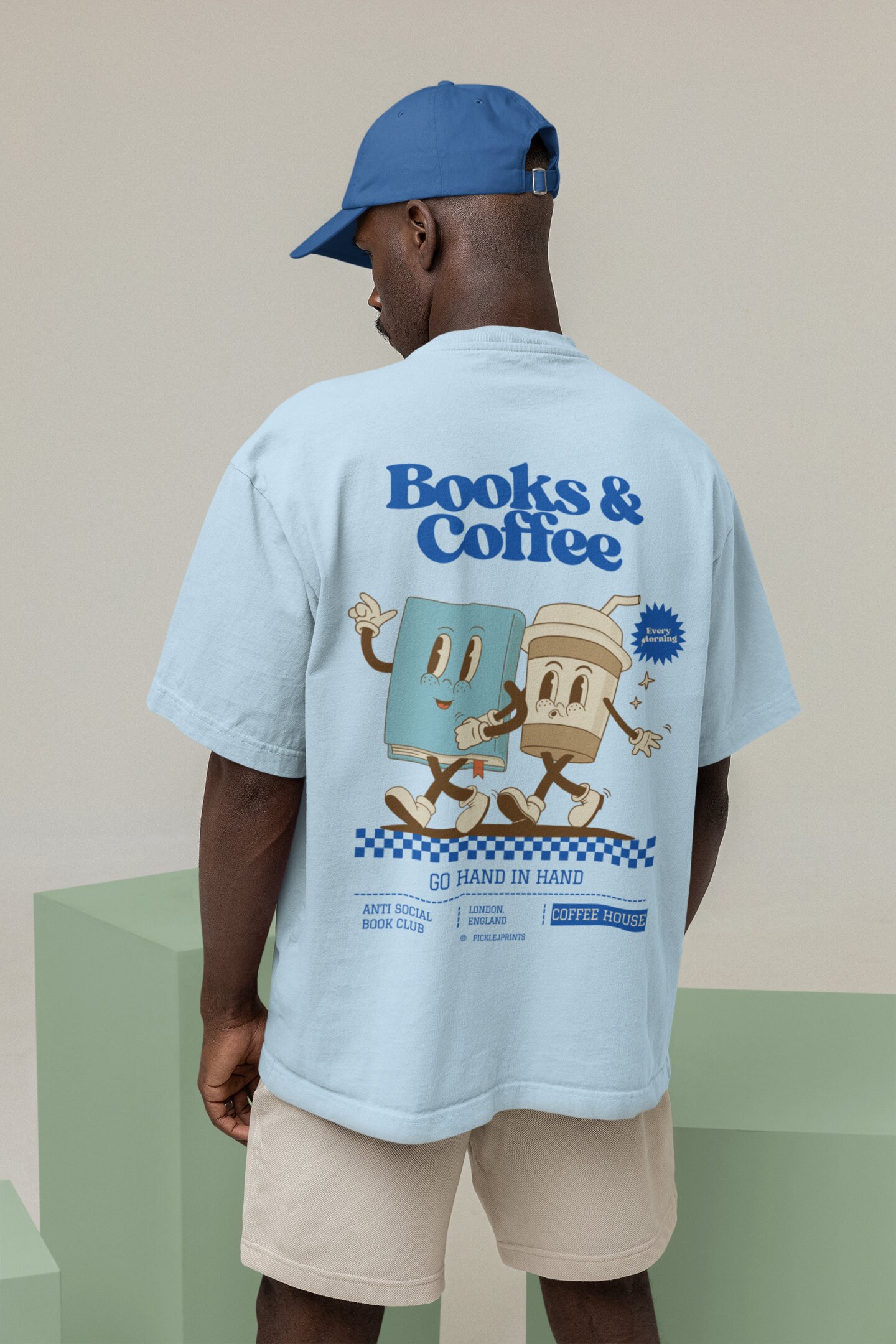 Books and Coffee Retro Shirt, Bookworm Shirt, Gift for Book Lover ...