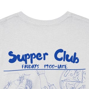 Supper Club Shirt, Retro Foodie Shirt, Trendy Graphic Shirt, Casual ...