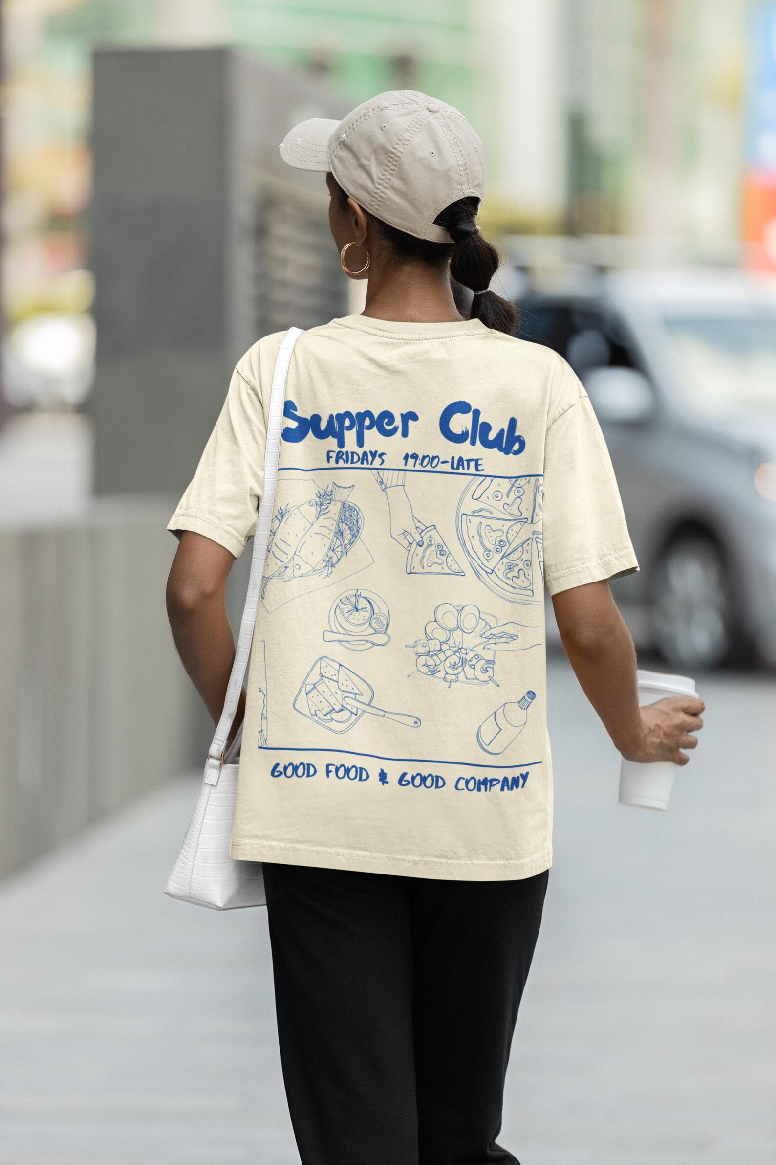 Supper Club Shirt, Retro Foodie Shirt, Trendy Graphic Shirt, Casual ...