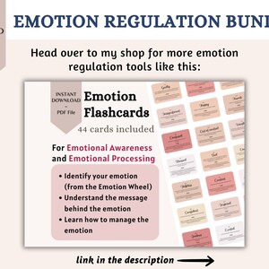 Emotional Regulation Tools Sitting With Your Feelings Affirmation Cards ...