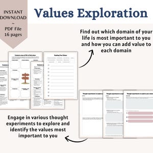 Core Values and Beliefs Self Identity Exploration Values Identification ...