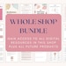 Mental Health Digital Resources Mega Shop Bundle Therapy Worksheets ...