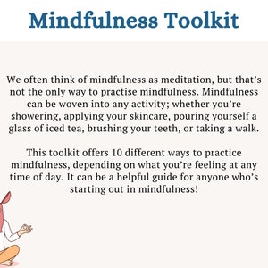 Mindfulness Worksheets for Anxiety Coping Skills Guided Mindfulness ...