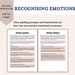 Understanding Emotions Journal Template for Processing Emotion ...