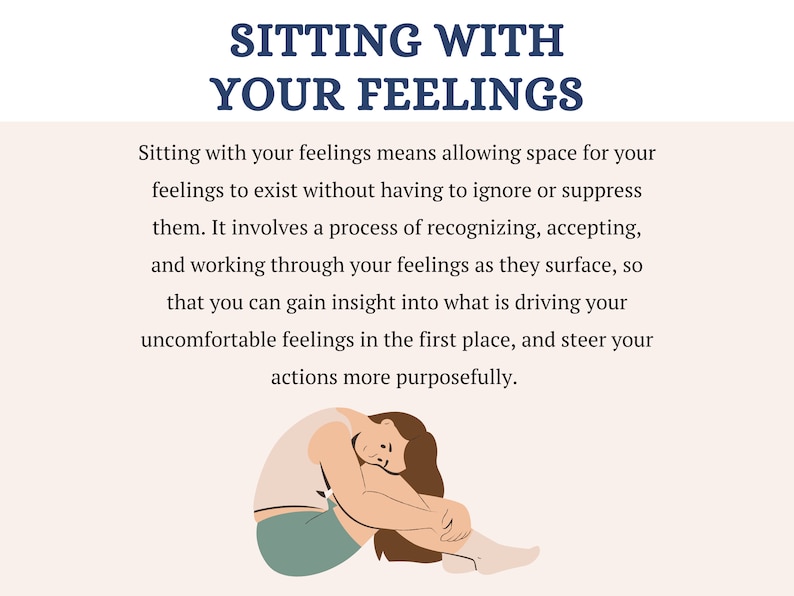 Sitting With Your Feelings Therapeutic Tool for Processing Emotions in ...