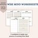 DBT Wise Mind Worksheets Dialectical Behavioral Therapy Wise Mind ...